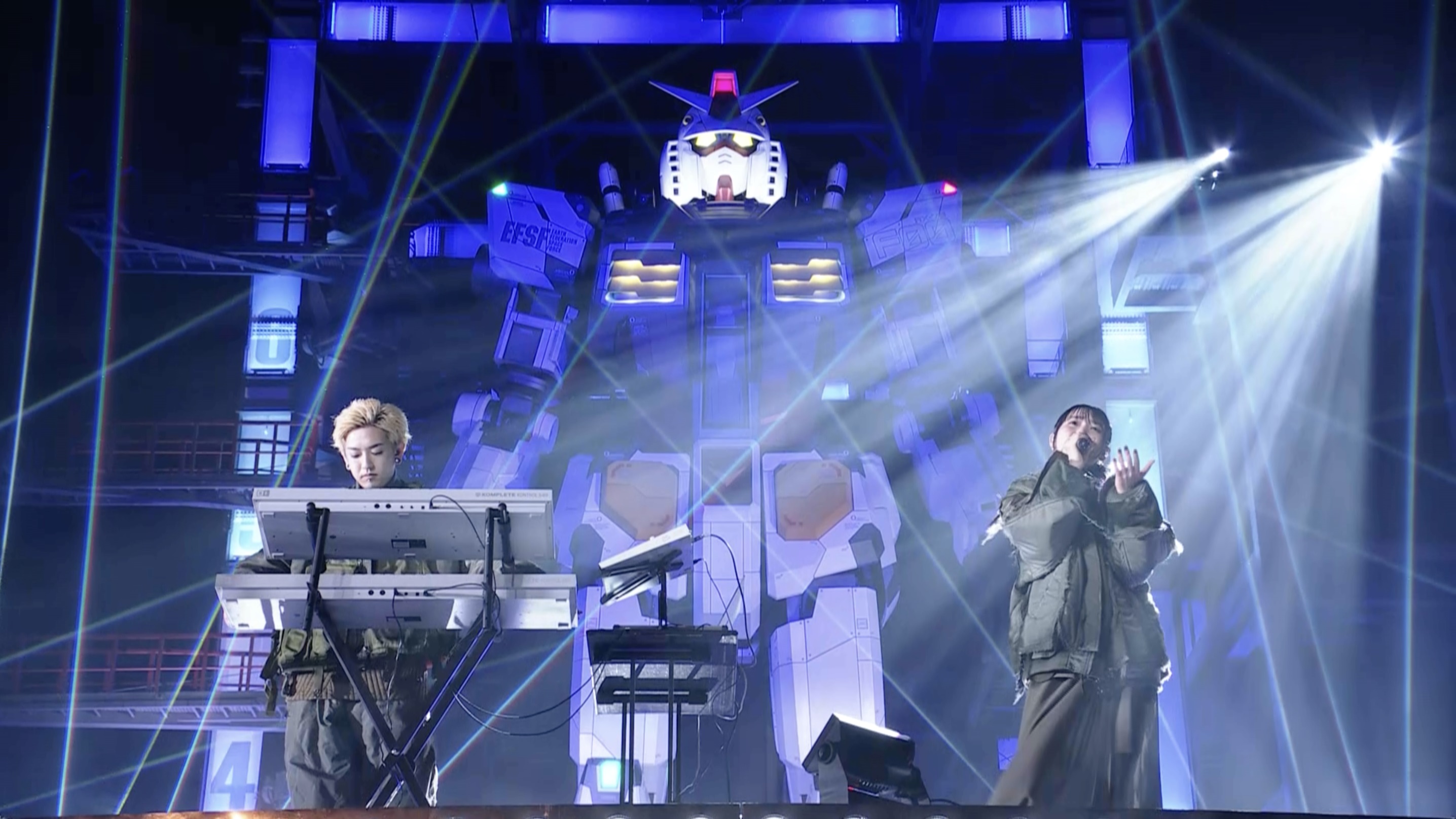 YOASOBI 「祝福」のTBS系『CDTV ライブ！ライブ！』での横浜の実物大“動くガンダム”との圧巻のコラボステージ映像をYouTube公開！ - ニュース | アイドル・ガールズポップ ...